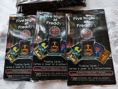 Lot Of 3 2016 Scott Cawthon Five Nights At Freddys Fnaf Trading Card