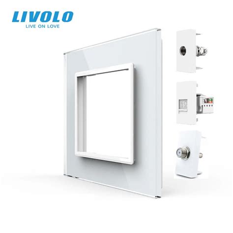 Livolo Data Tv Network Lan Patch Panel Wall Plate Livolo Data Tv Network Lan Patch Panel Wall Plate
