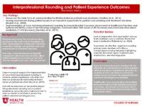 NURSING 4605 Evidence-Based Practice Posters – EHSL Digital Publishing and Collections