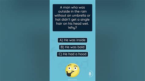 Riddle 34 The Bald Man Youtube