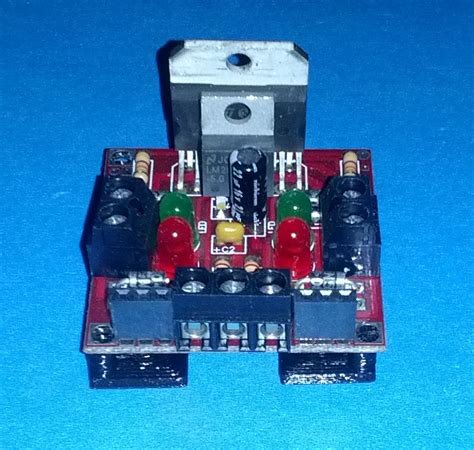 Solarbotics L298 Compact Motor Driver Mounting Plate Lantre Du Tryphon