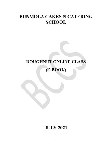 Doughnut Online Class E Book Pdf Doughnut Teaspoon