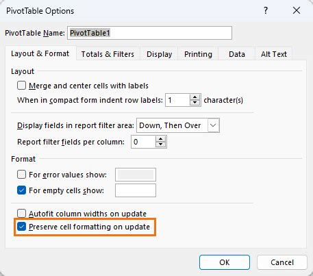 12 PivotTable Formatting Tips My Online Training Hub