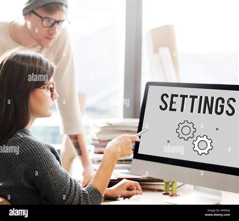 Configuration Setup System Concept Stock Photo Alamy