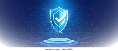 Cyber Security Information Network Protection Future Stock Vector Royalty Free 2446505673