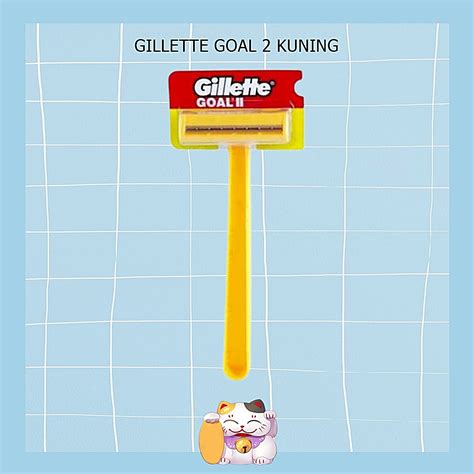 Jual Gillette Goal Ii Kuning Gillete Alat Cukur Cukuran Jenggot Jakarta Barat