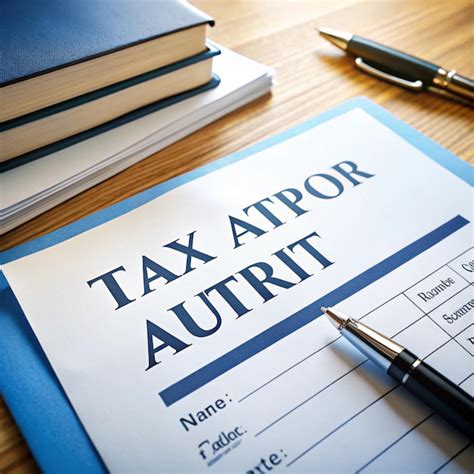 Tax Audit Report Document Premium Ai Generated Image