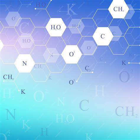 Scientific Hexagonal Chemistry Pattern Dna Research Design Illustration Premium Ai Generated Image