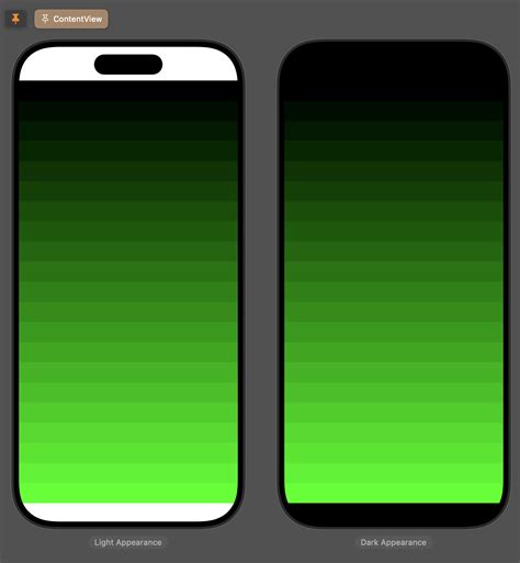 Ios Swiftui Color In Lightdark Mode Doesnt Update In Preview Or