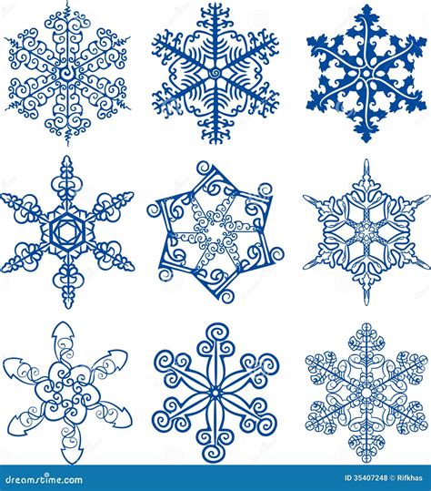 Snowflake Stock Vector Illustration Of Graphic Large 35407248