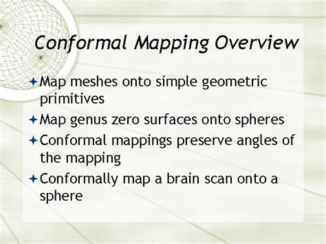 Genus Zero Surface Conformal Mapping And Its Application