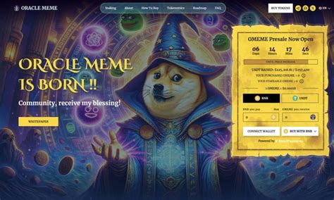 Oracle Meme 코인 사전 판매 단 몇 분만에 208000달러 달성 Metaverse Post