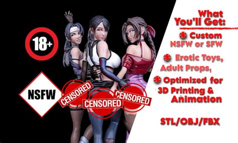 Sculpt 3d Sexy Anime Model 3d Nsfw Character Art Nsfw Sfw Anime Erotic