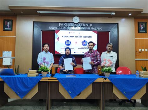 Kerjasama Antara Prodi Teknik Industri Umm Dan Universitas Muhammadiyah