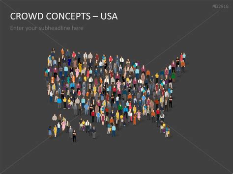 Crowd Concepts PowerPoint Templates PresentationLoad