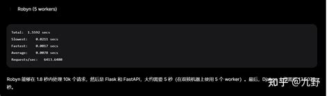如何评价python Web框架robyn？ 知乎