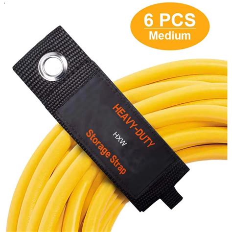 Heavy Duty Hook And Loop Organizer Hanger Extension Cord Holder Storage