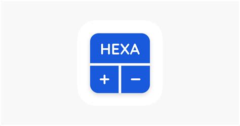 Hexadecimal Calc En App Store