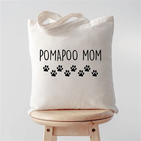 Pomapoo Tote Bag Pomapoo Mom Pomapoo Mum Pomapoo Ts Pomapoo Mom Tote Tote Bag Shopping