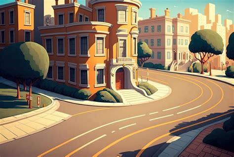 Premium Photo Road Surfaces And The Architectural Landscape Of Cities