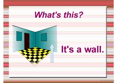 Classroom Objects Pictionary Pictur English Esl Powerpoints