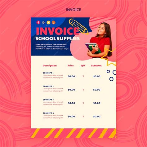 학교 템플릿 디자인으로 돌아가기 무료 Psd 파일