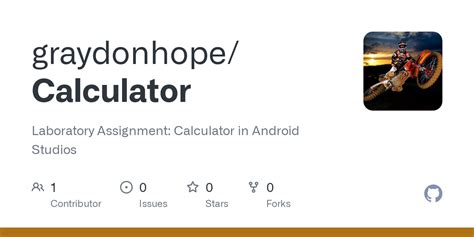 GitHub Graydonhope Calculator Laboratory Assignment Calculator In Android Studios
