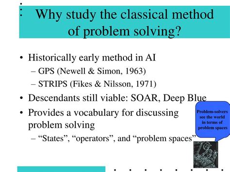 Ppt Classical Problem Solving Powerpoint Presentation Free Download Id83412