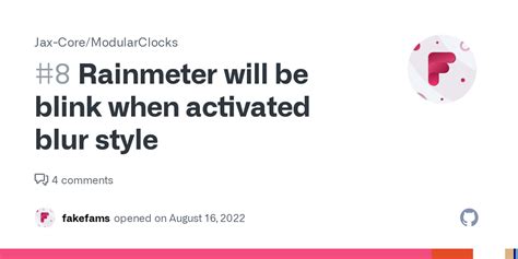 rainmeter will be blink when activated blur style · issue 8 · jax core