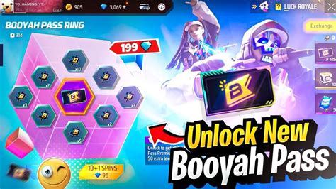 New Booyah Pass Ring Event 9 Diamond Spin Trick August Booyah Pass