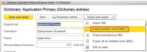Translating Application Interface