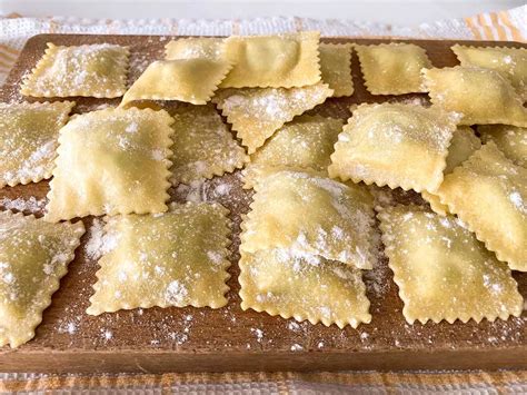 How To Make Homemade Ravioli Dough Shapes And Filling Recipes From