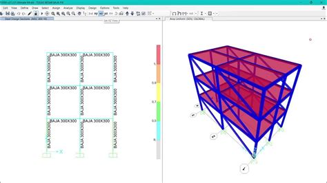 Tutorial Sap2000 Bangunan Baja Part 2 Pembebanan Youtube
