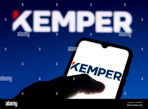 In This Photo Illustration Kemper Corporation Logo Seen On A Smartphone