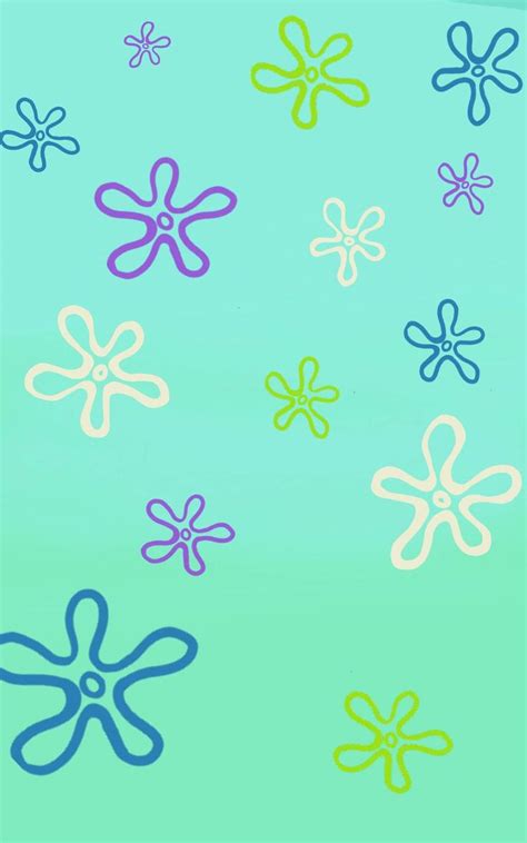 Spongebob Flower Background In Illustrator Svg Eps Png  Download Template Ne