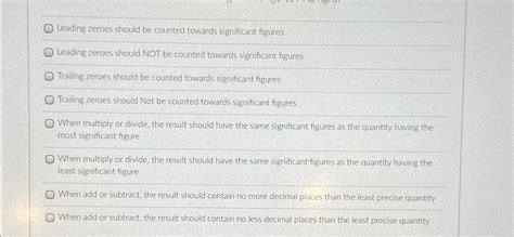 Solved Leading Zeroes Should Be Counted Towards Significant