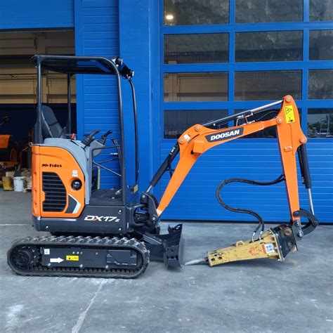 Fides Srl ⚠️ Miniescavatore Doosan Dx17z Attrezzato Con