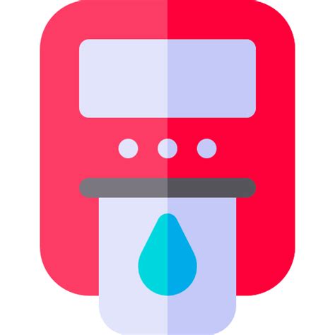 Hemoglobin Test Meter Basic Rounded Flat Icon