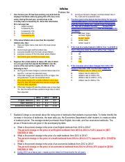 AP Macro PROBLEM SET Inflation 28Kimbler ANSWER KEY 29 Pdf Inflation Problem Set 1 2 3