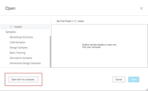 How To Open Files Stored Locally In Fusion 360