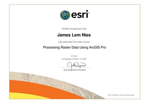 James Nies Ms On Linkedin Completed Processing Raster Data Using Arcgis Pro Focus Of The