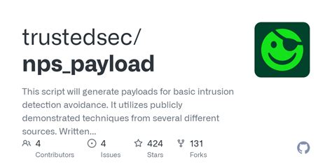 GitHub Trustedsec Nps Payload This Script Will Generate Payloads For Basic Intrusion