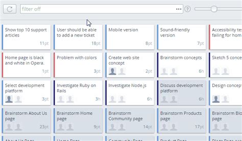 Visual Filters Targetprocess Enterprise Agility Solution