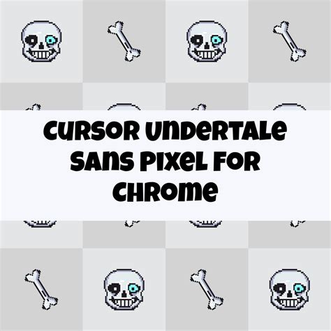 Cute Cursor Cursor Undertale Sans Pixel For Chrome Cursor Space
