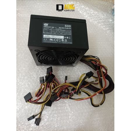 Jual Power Supply Psu Power Suplay Pc Merk Coller Master Watt Kabel Lengkap Murah Shopee