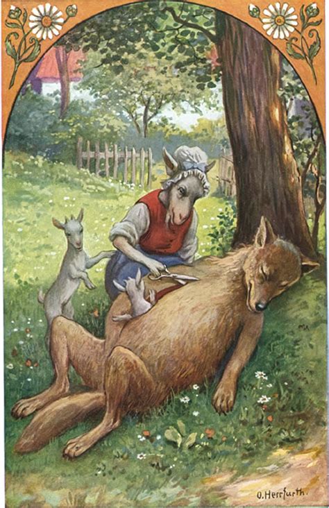 Вълкът и седемте козлета ⋆ Братя Грим ⋆ Prikazkieu