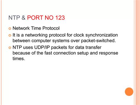 Ports And Protocols Pptx