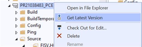 Source Control TFS Merge