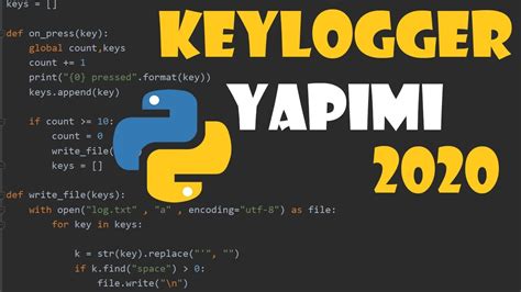 Python Keylogger Yapımı YouTube