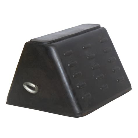 Heavy Duty Commercial Rubber Wheel Chock For Large Vehicles